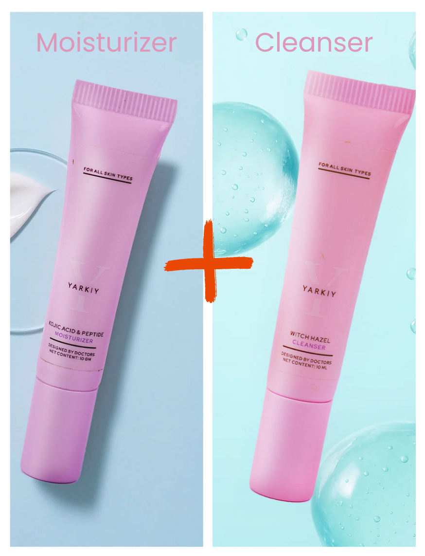 Cleanser + Moisturizer Mini Combo – Yarkiy